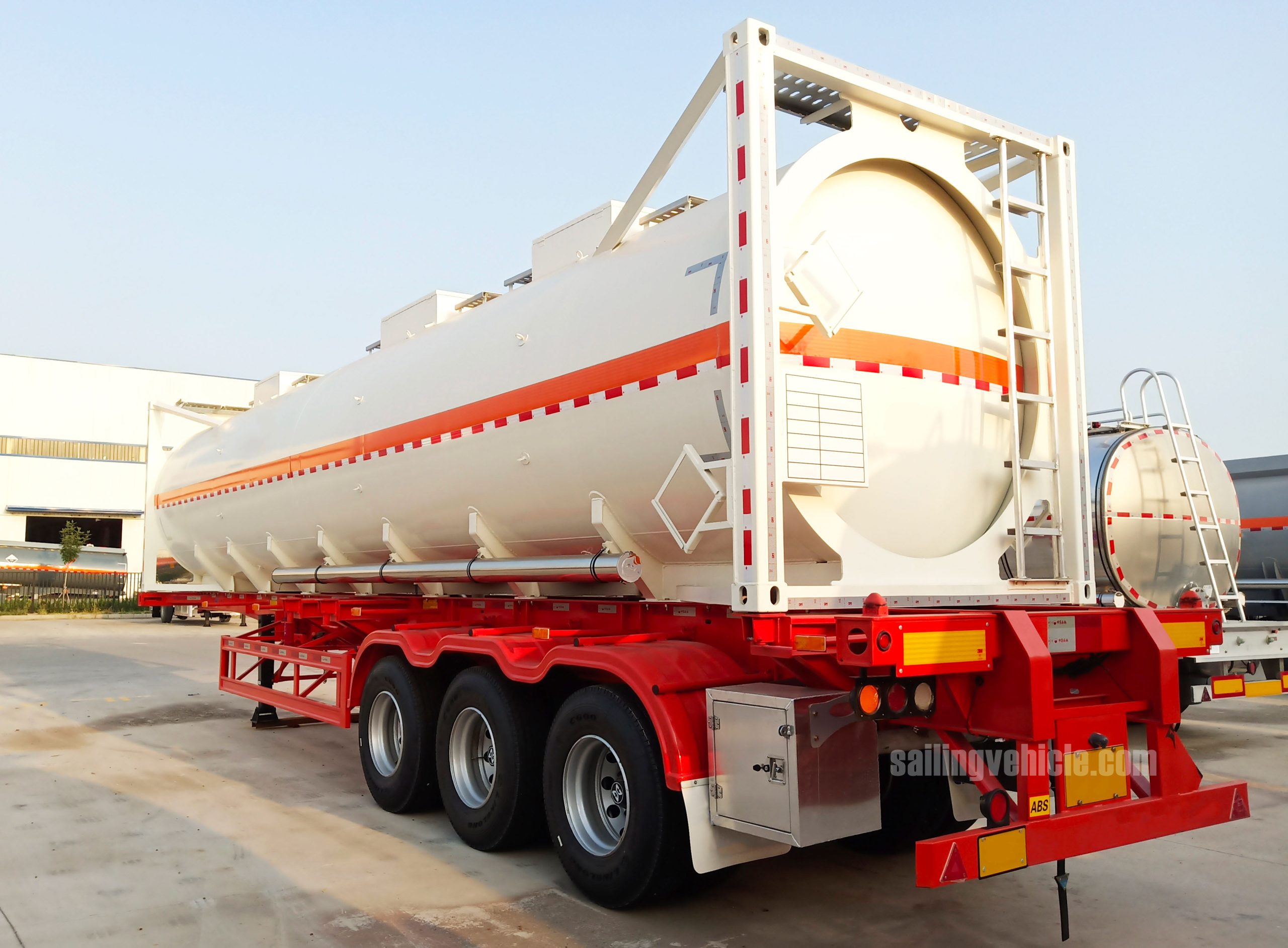 40 Feet container frame tank semi-trailer - Sailingvehicle